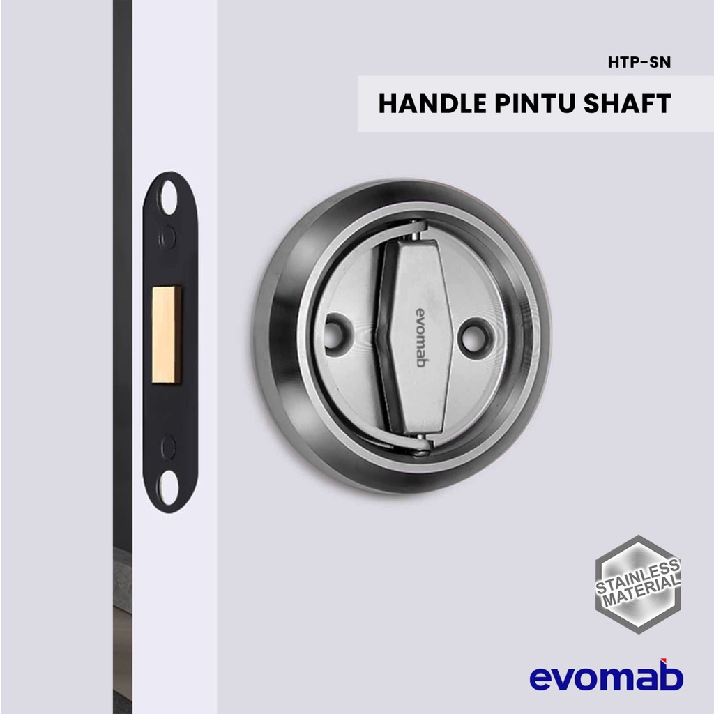 Jual evomab Gagang Handle Pintu Shaft Stainless Door Ring Pull HTP-SN ...