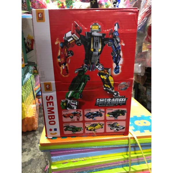Jual LEGO SEMBO ROBOT CARAKTER 6in1 BISA ROBOT BISA MOBIL | Shopee ...