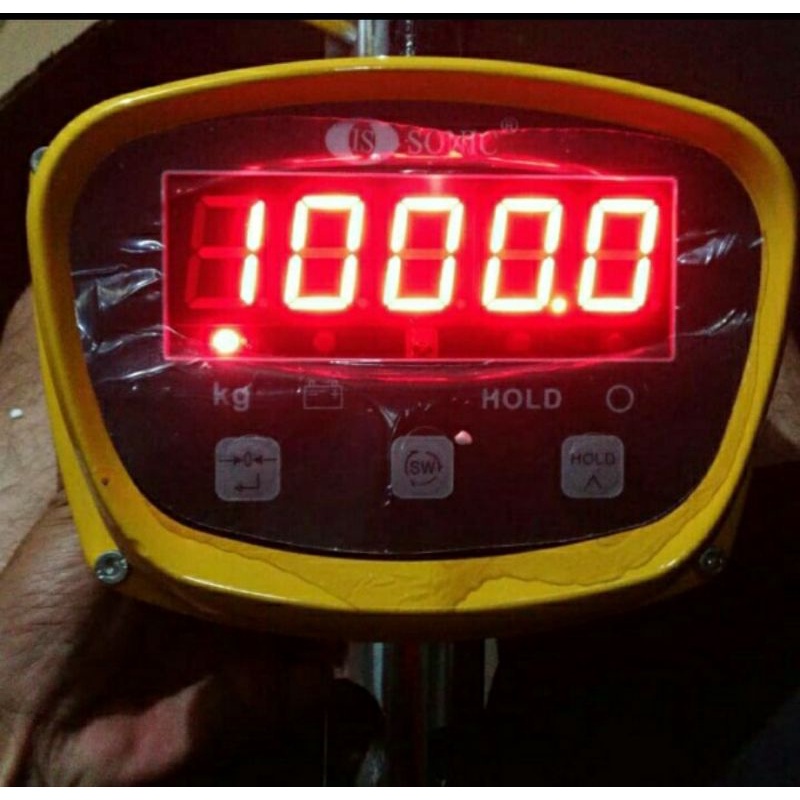 Jual Timbangan Gantung digital merek sonic GGE Pro kapasitas 500 kg ...