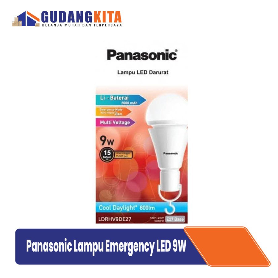 Jual Lampu Emergency Panasonic LED 9 Watt | Shopee Indonesia