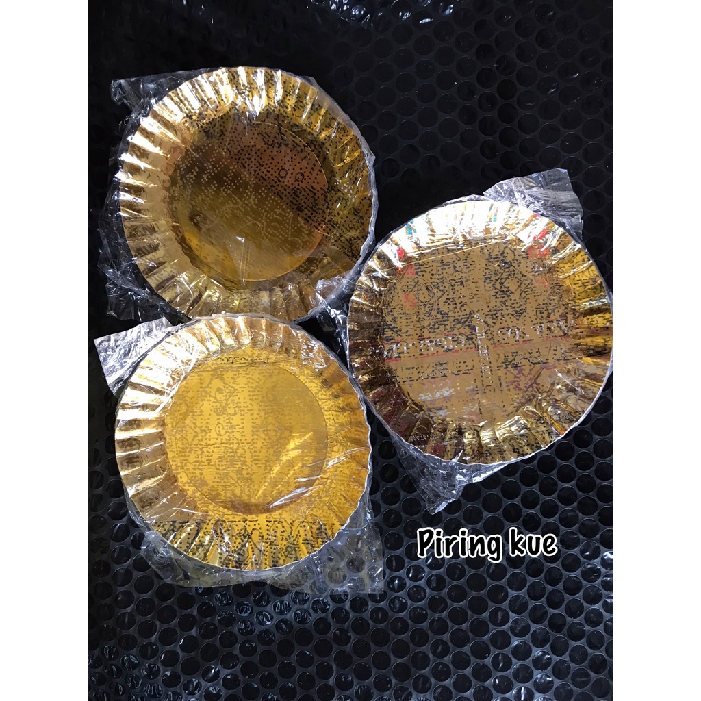 Jual PIRING MAS EKONOMIS KERTAS KUE CAKE TART ULANG TAHUN PAPER PLATE mas | Shopee Indonesia