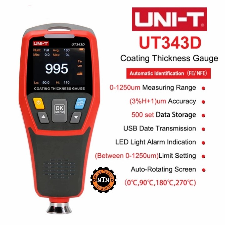 Jual ALAT UKUR KETEBALAN CAT DIGITAL COATING GAUGE PAIN METER THICKNESS ...