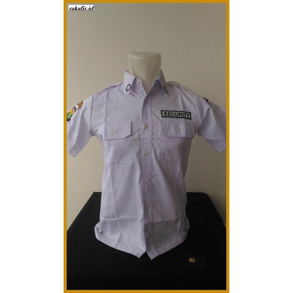 Jual airpmagares- baju pdh security size 17 -34sferd6. | Shopee Indonesia