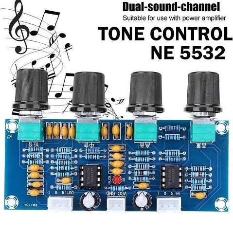Jual ORIGINAL - Kit Pre-Amplifier NE5532 HIFI Tone Control Board Module ...