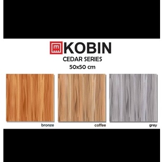Jual Keramik Kobin Cedar uk.50x50cm Bronze Coffee Grey | Shopee Indonesia