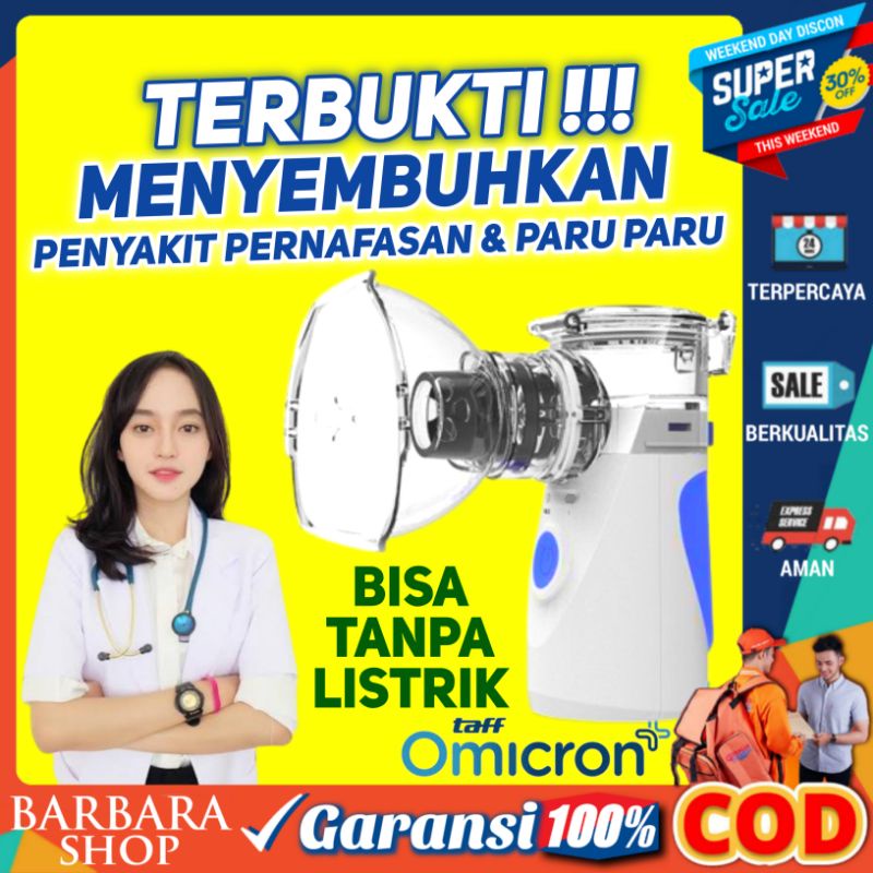 Jual Alat Uap Pernafasan Portable Terapi Asma Inhaler Nebulizer Anak ...