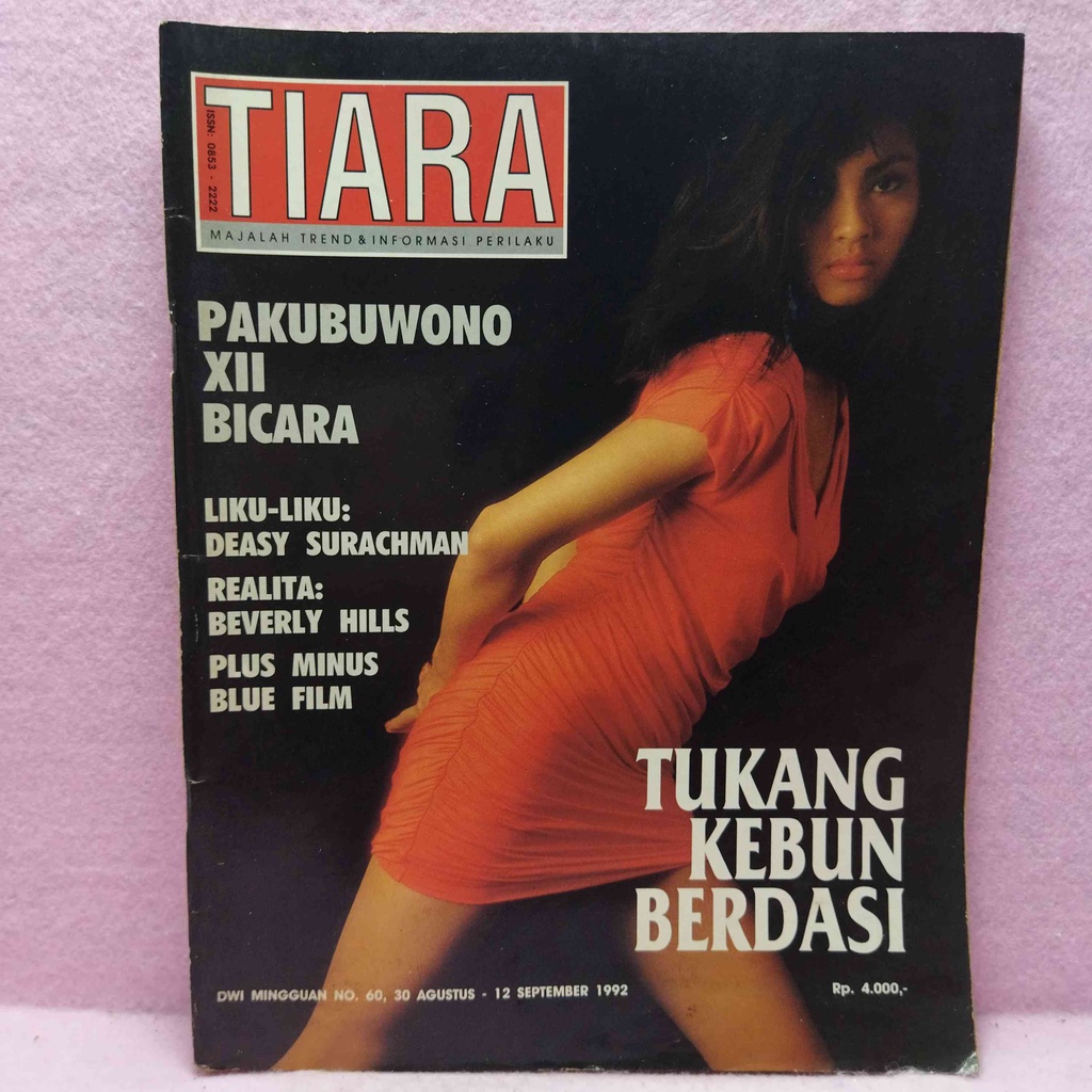 Jual Majalah Tiara no 60 - edisi 30 Agustus - 12 September 1992 ...