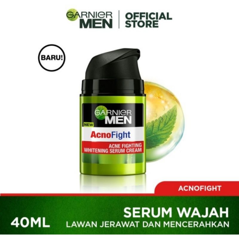 Jual Garnier Men Acno turbo Fight Brightening Serum Cream 40 ml | Shopee Indonesia