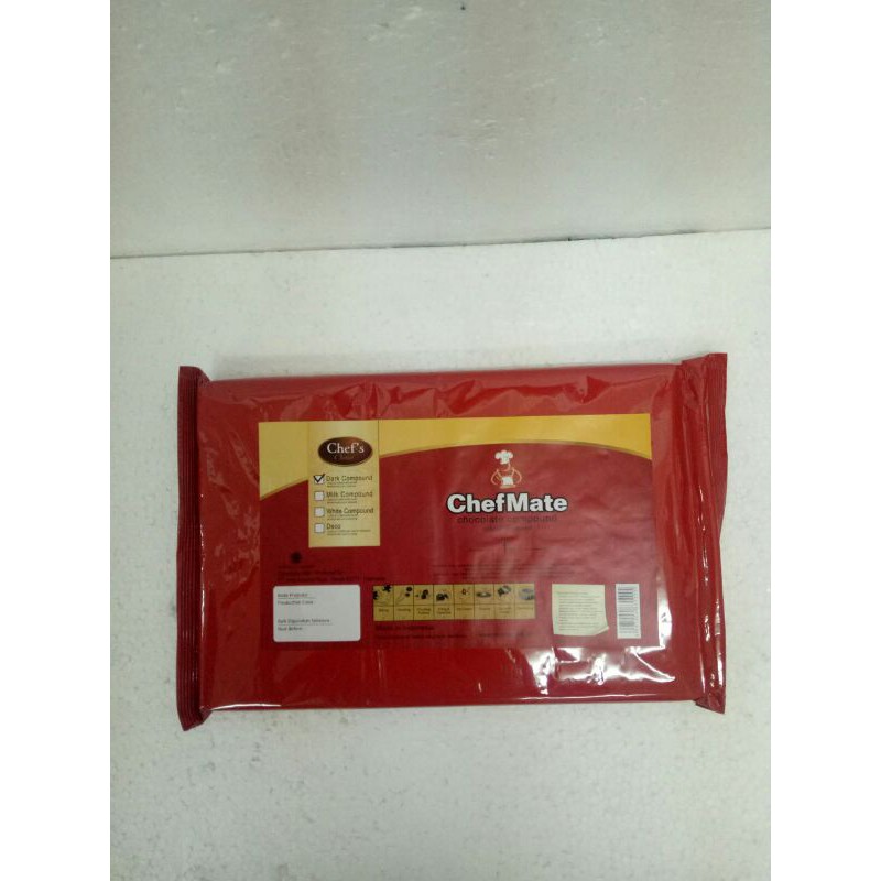 Jual Chefmate Dark Cocolate Compound 1kg | Shopee Indonesia