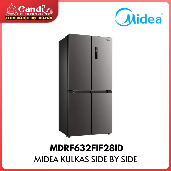 Jual MIDEA Kulkas Side By Side 470 Liter MDRF632FIF28ID | Shopee Indonesia