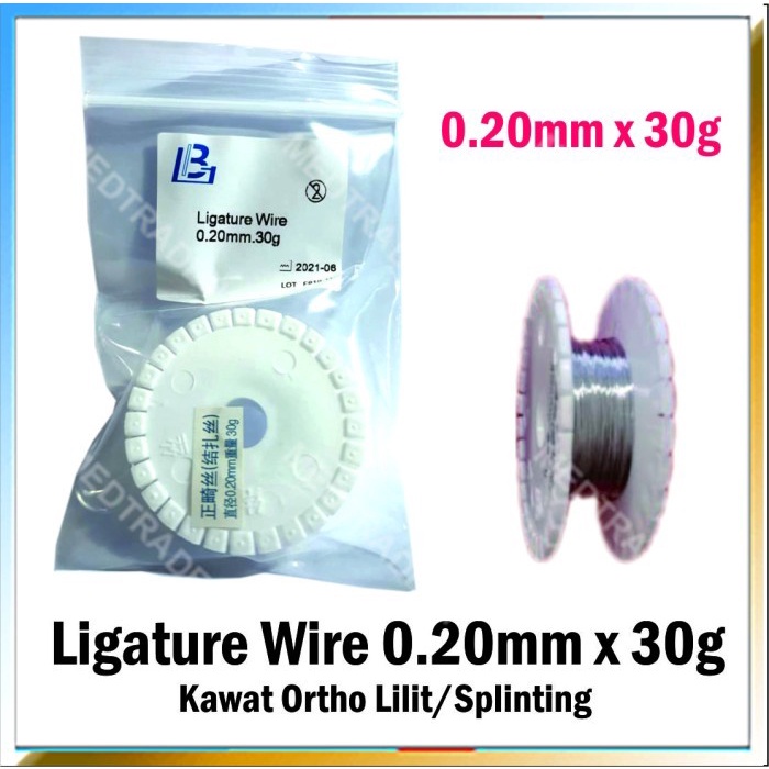 Jual Ligature Wire (BIOM) Kawat Ortho Lilit/Splinting - 0.20mm x 30g ...