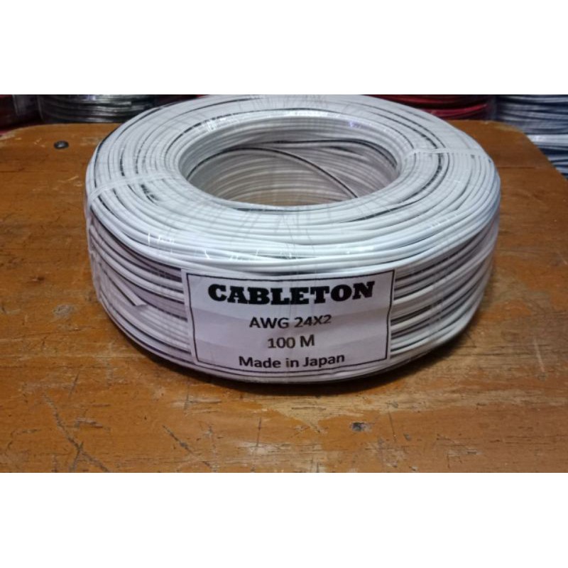 Jual kabel awg 24x2 kabel dobel kabel serabut 1rol panjang 100meter | Shopee Indonesia