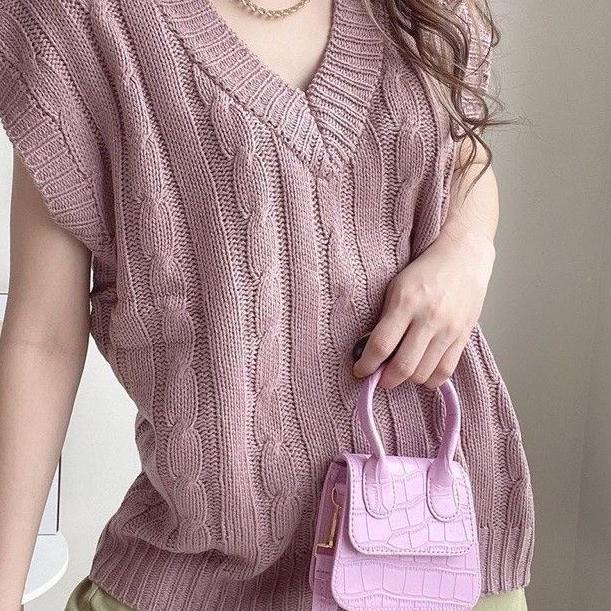 Jual Vest ROMPI RAJUT DELMI 5 GATE/Rompi Rajut Motif CABLE KUALITAS ...