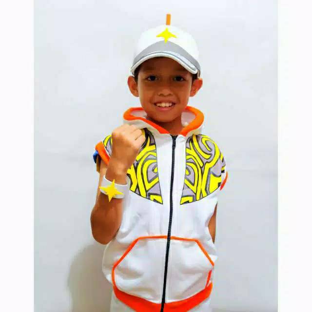 Jual Paket Rompi + Topi Boboiboy Boboy Solar | Shopee Indonesia
