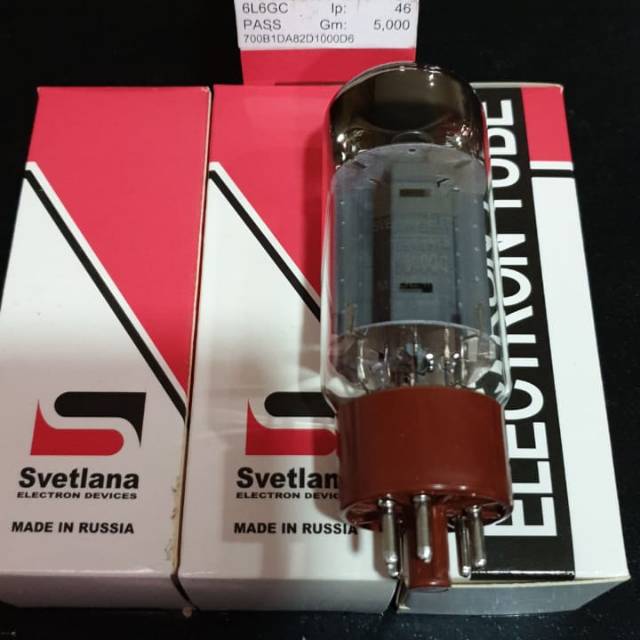 Jual SVETLANA 6L6 6L6GC RUSSIA TUBE POWER AMP VALVE TABUNG | Shopee ...