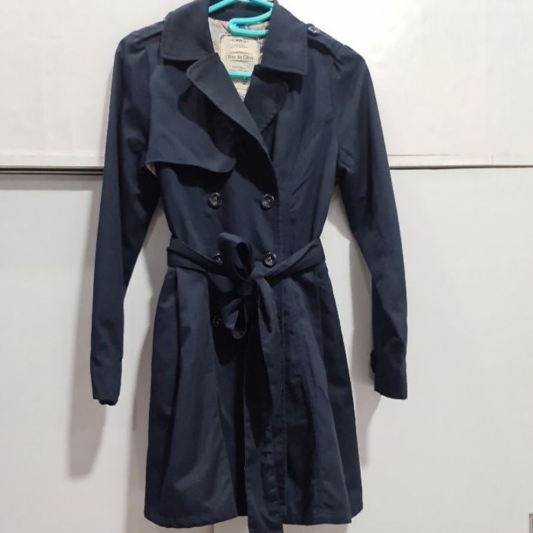 Jual coat panjang warna navy | Shopee Indonesia