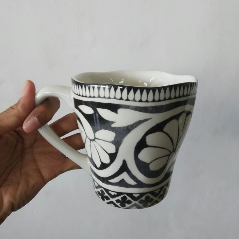 Jual MAROCCO MUG GELAS KERAMIK SANGO CANTIK MOTIF MAROKO TIMUR TENGAH ...