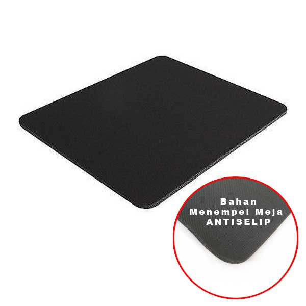 Jual Mouse Pad Standart Hitam Polos Good Quality | Shopee Indonesia