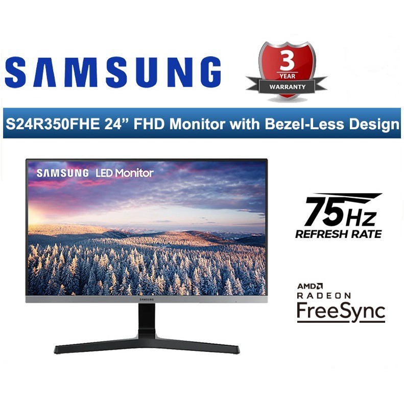 Jual Samsung 75 Hz S24r350fhe Monitor 24 Fhd Ips 75hz Bezel Less