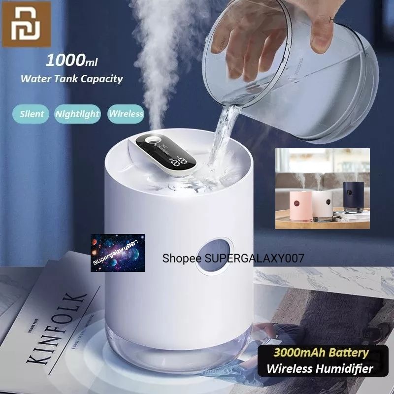 Jual 3Life 211 Wireless Air Humidifier 1000ml 1L Pelembab Ruangan ...