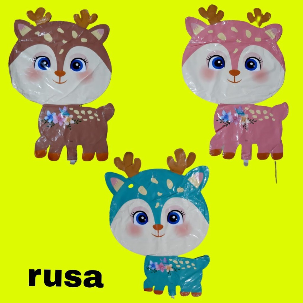 Jual 1pack RUSA (BALON GAS/FOIL/TERBANG/KARAKTER ) | Shopee Indonesia