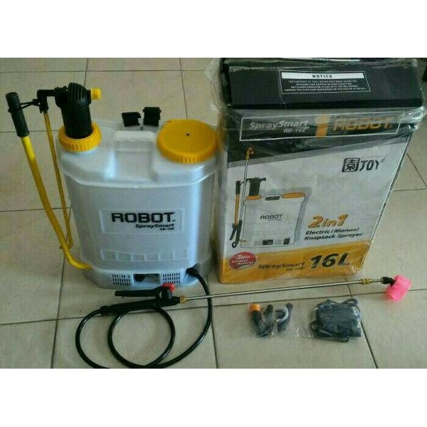 Jual Sprayer Hama Tanaman ROBOT RB-16E SpraySmart Semprotan Spray ...