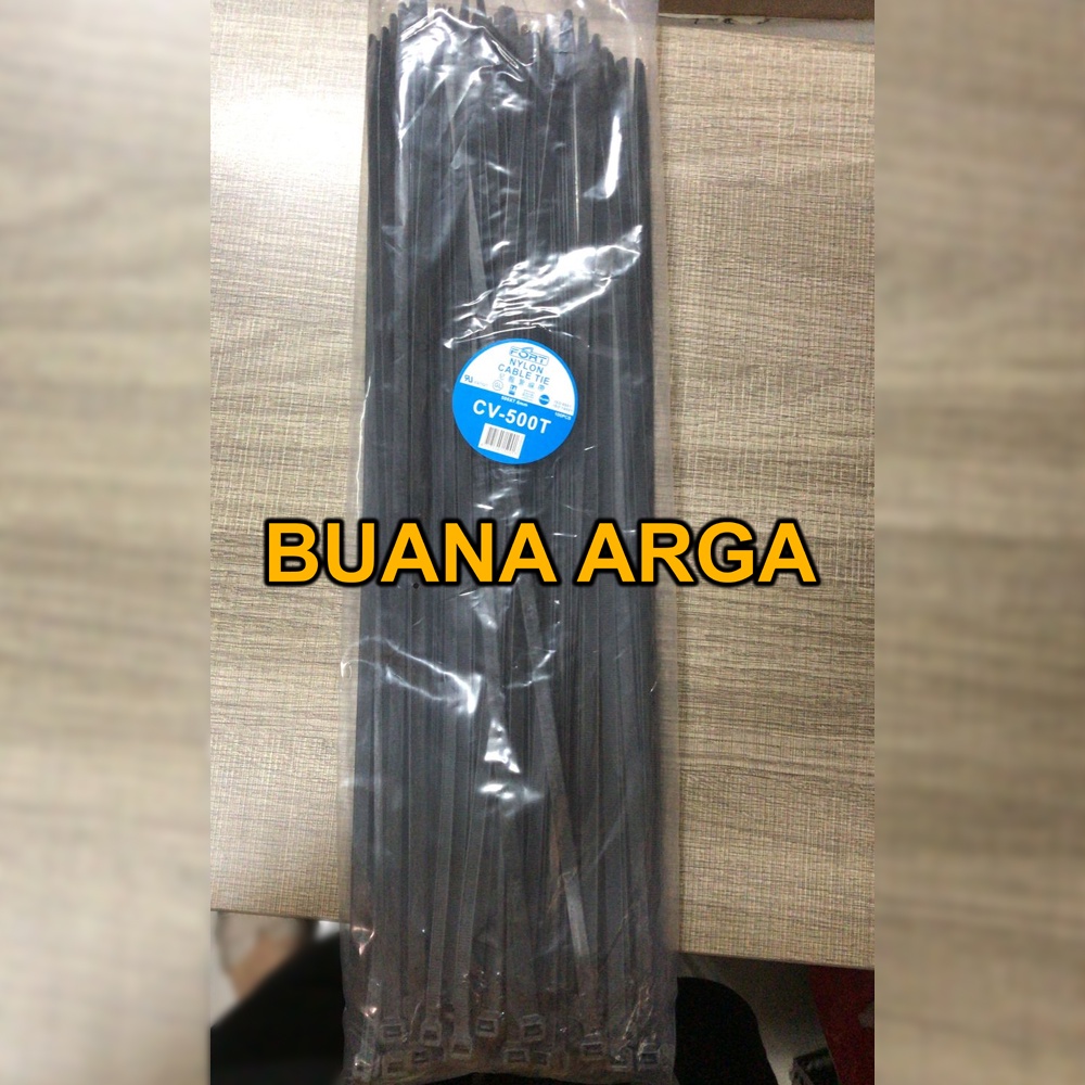 Jual Kabel Ties Fort 500T 500 x 7.6mm Cable Tie panjang 50cm Hitam ...