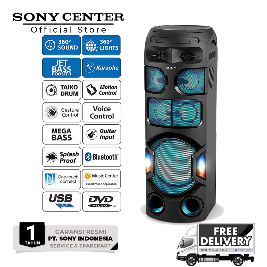 Jual SONY MHC-V82D High Power Audio System with BLUETOOTH Technology ...