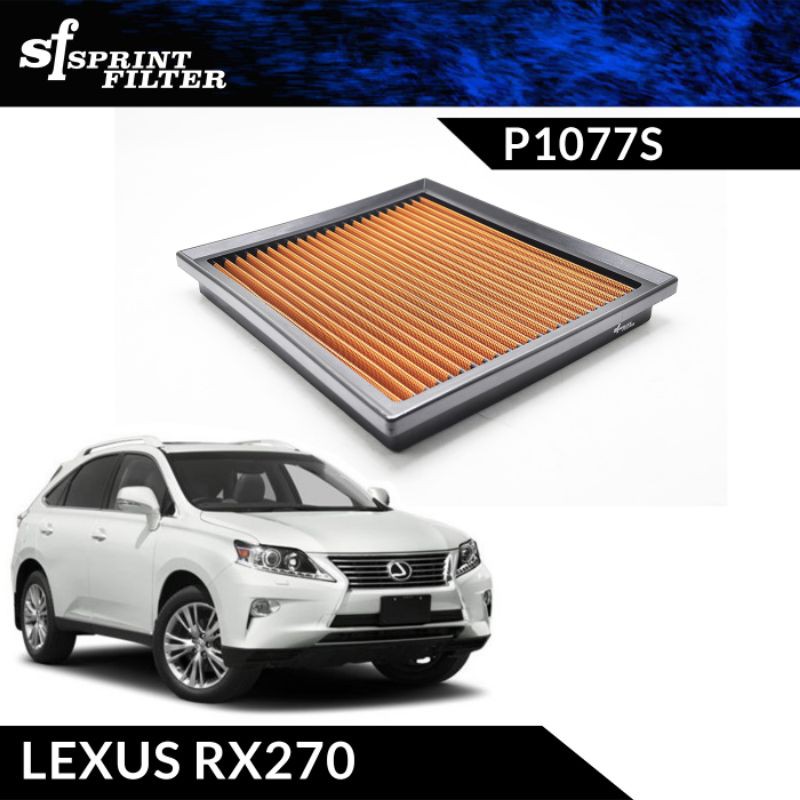 Jual Filter Udara SPRINT AIR FILTER ITALY Lexus RX 270 P1077S P08 RX270 ...