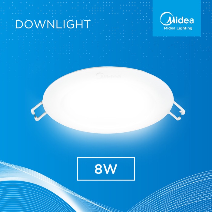 Jual Midea Lighting - Lampu LED Downlight 8 Watt 4000K 4.5 Inch ...