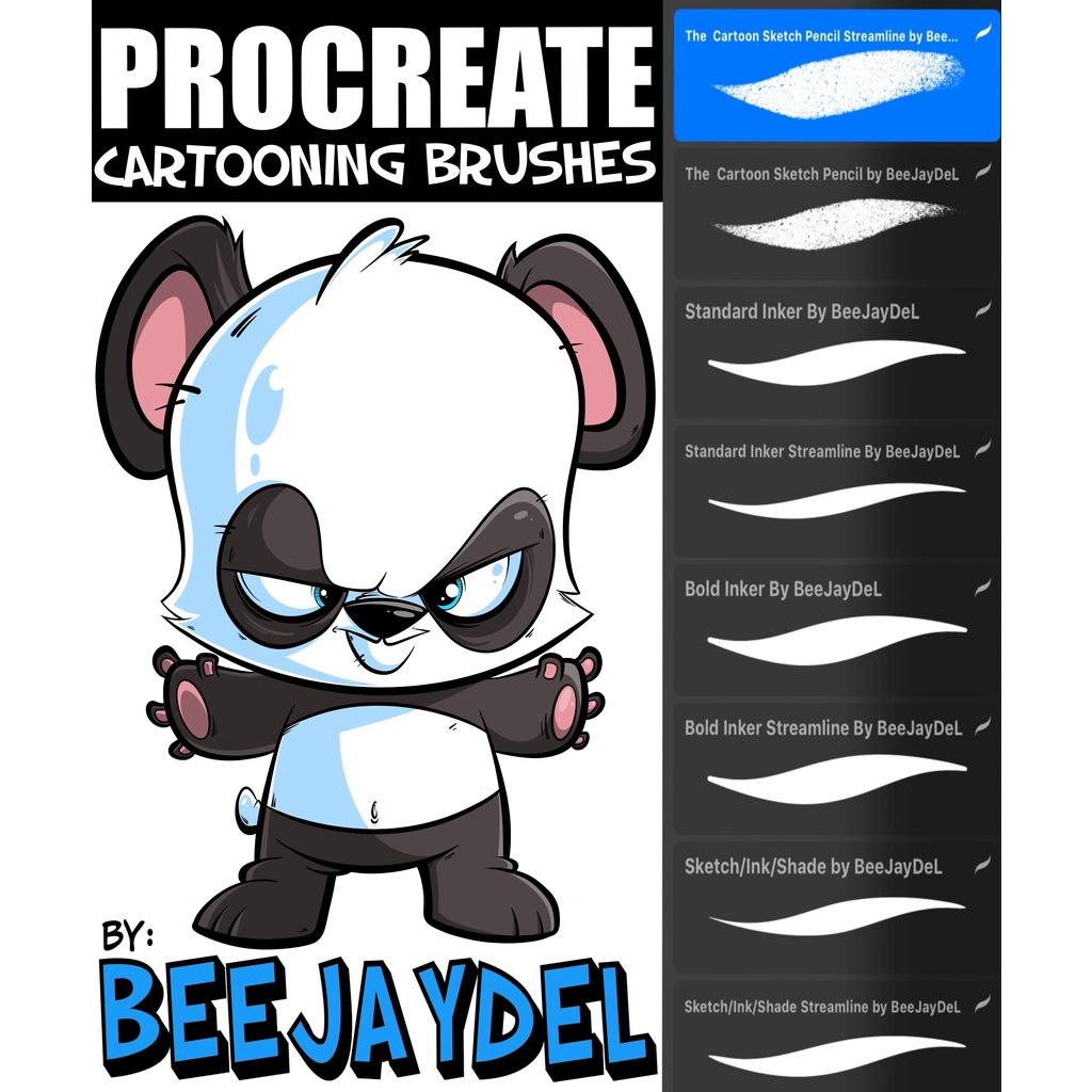 Jual Procreate Brush - Cartooning Brush Set for Procreate | Shopee ...