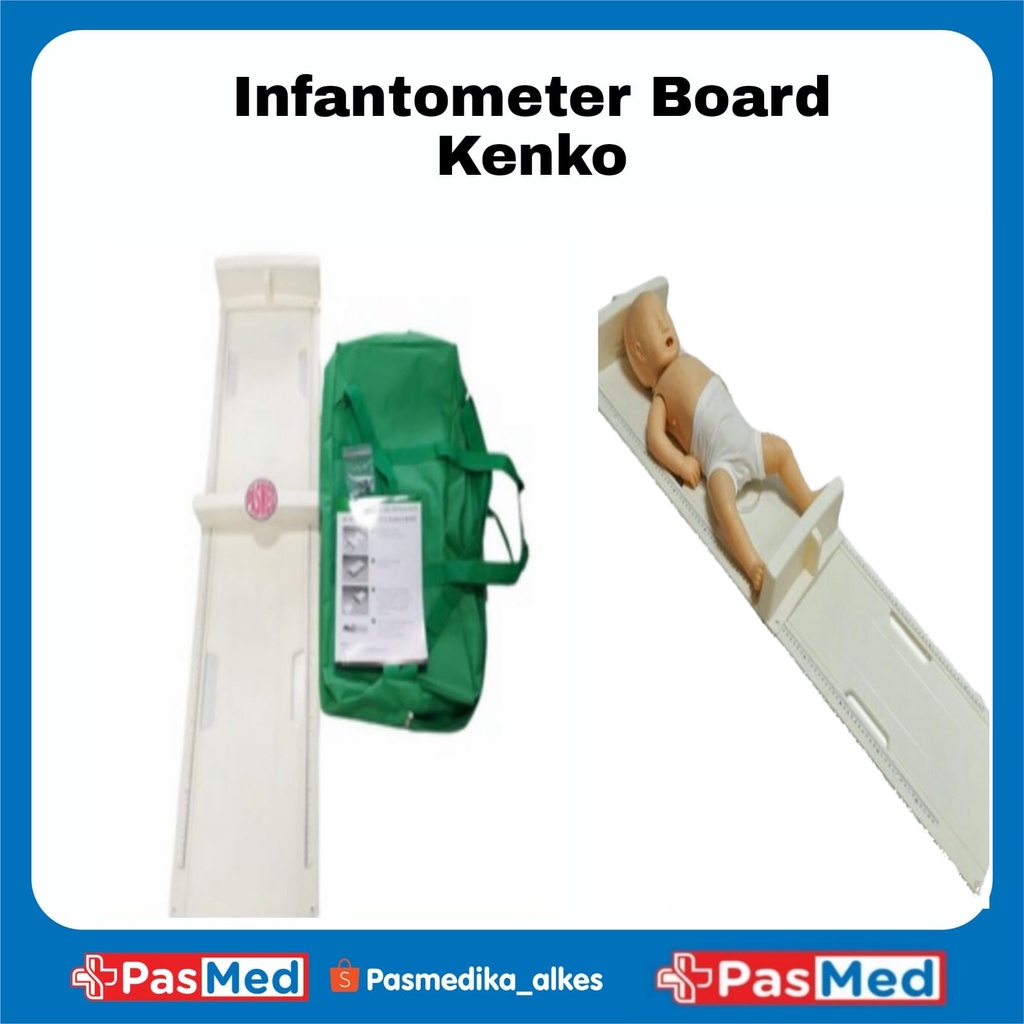 Jual PASMED | Alat ukur tinggi badan bayi / infantometer board + tas ...