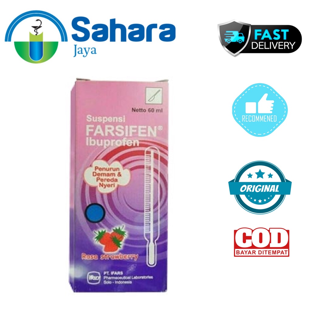 Jual [SJ] Farsifen Suspensi 60 ml - Sirup Ibuprofen Penurun Panas ...