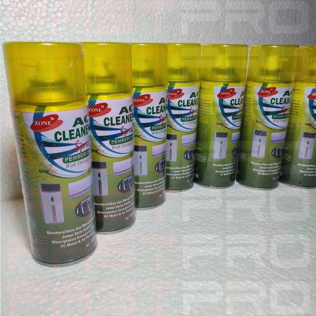 Jual PEMBERSIH AC PENYEJUK AC PEWANGI AC | AC CLEANER ZONE 400 ML ...