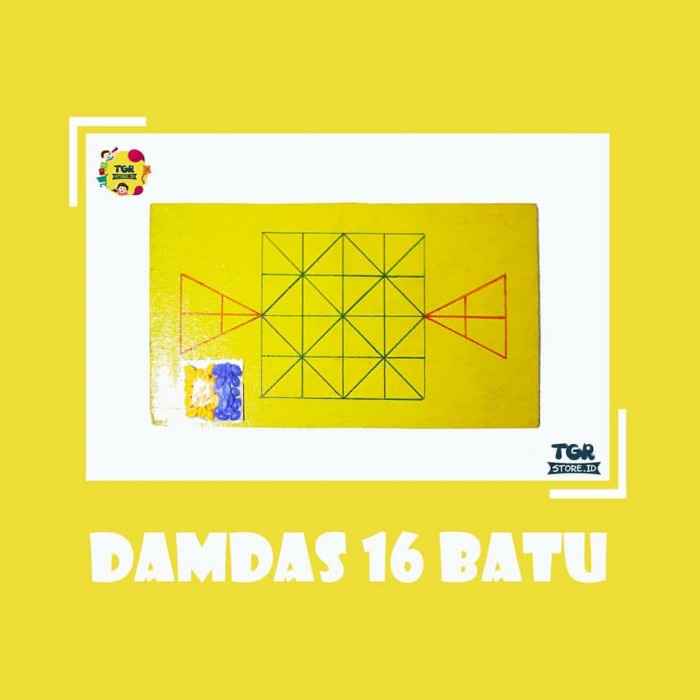 Jual Permainan Tradisional Damdas 16 Batu Catur Jawa | Shopee Indonesia