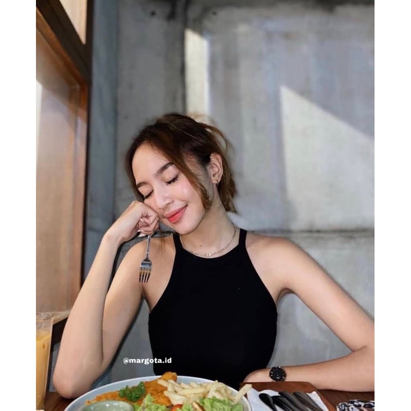 Jual Margota Halter Top / Tank Top / Singlet tali / Inner / Daleman ...