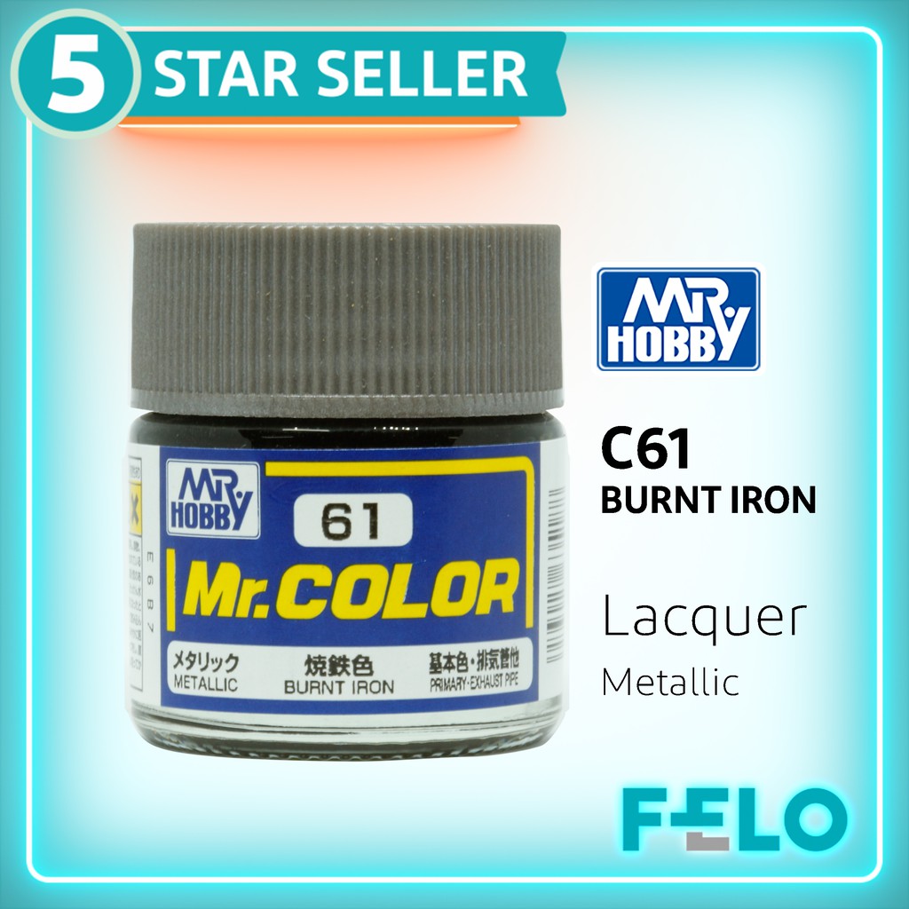 Jual CAT GUNDAM - MOKIT MR COLOR BURNT IRON C 61 / MR HOBBY C61 ...