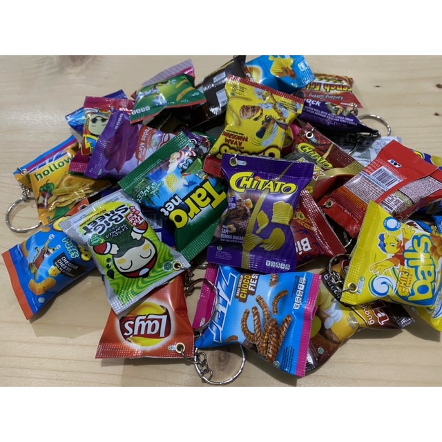 Jual Gantungan kunci snack lucu dan imut | Shopee Indonesia