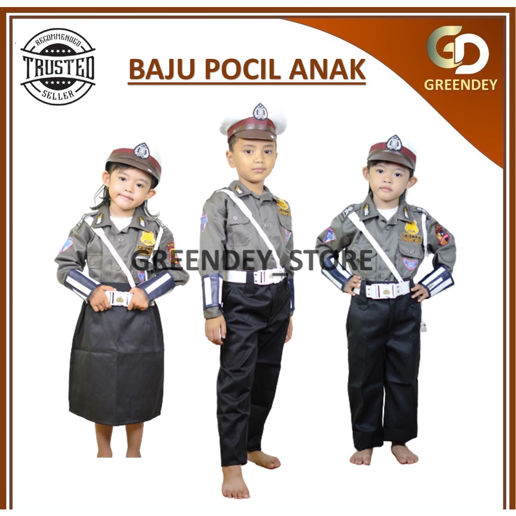 Jual Baju Seragam Polisi Lalulintas Anak Laki Laki Kostum Polisi ...