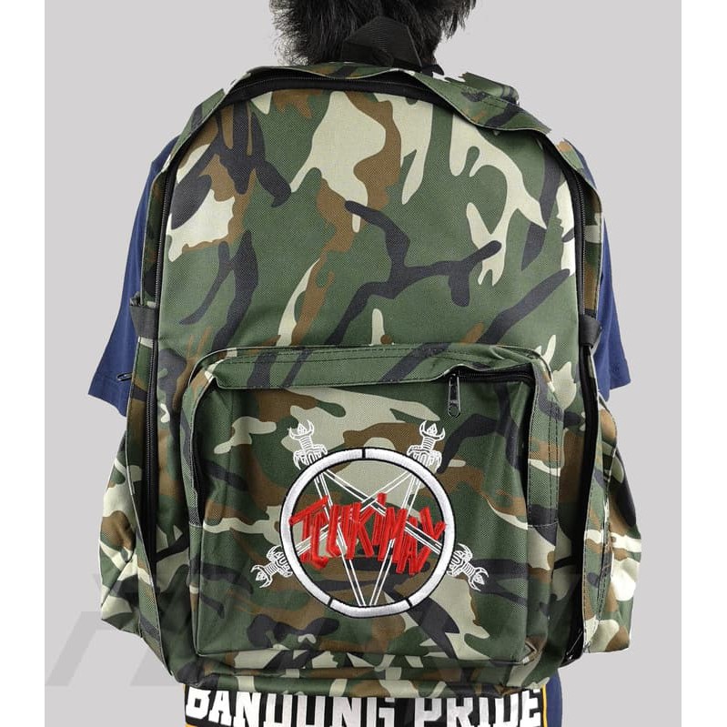 Jual Unik BACKPACK TCUKIMAY ARMY Hijau Murah | Shopee Indonesia