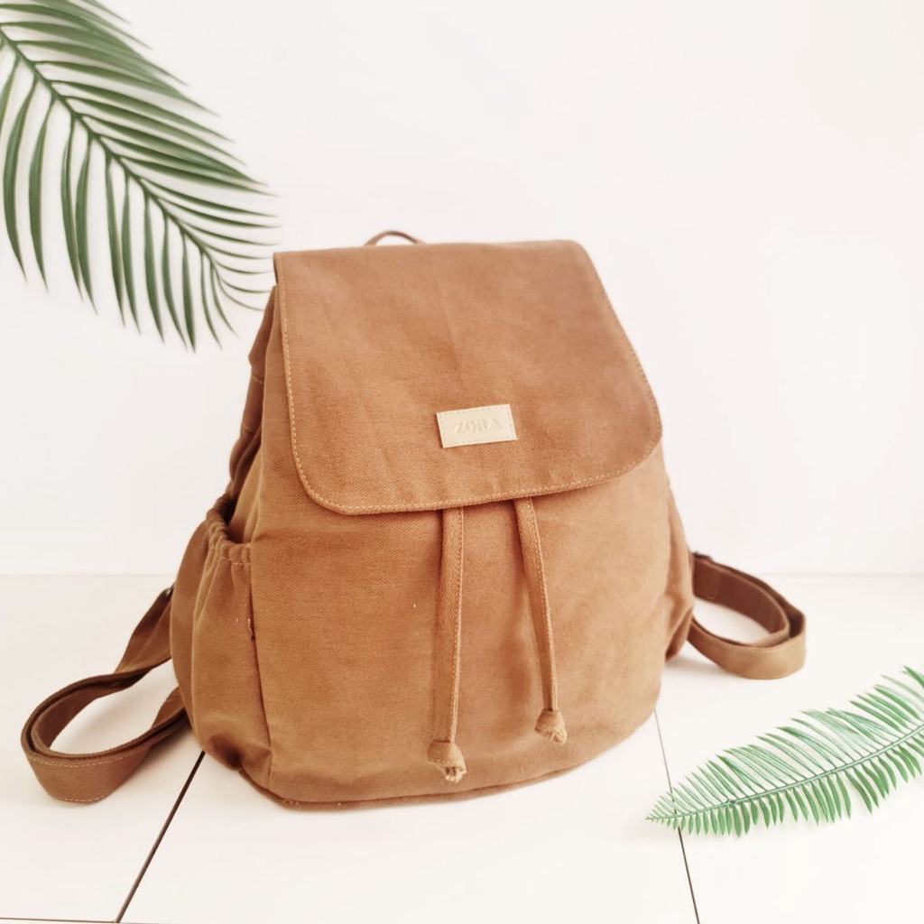 Jual ZORA - Suki - Backpack Denim - Tas Ransel Wanita | Shopee Indonesia