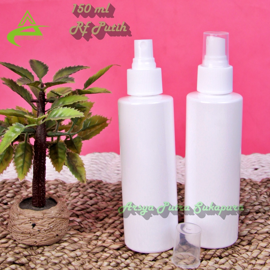 Jual Botol Spray 150 ml RF Putih - Botol Spray 150 ml - Botol Tutup Putih CANTIK | Shopee Indonesia