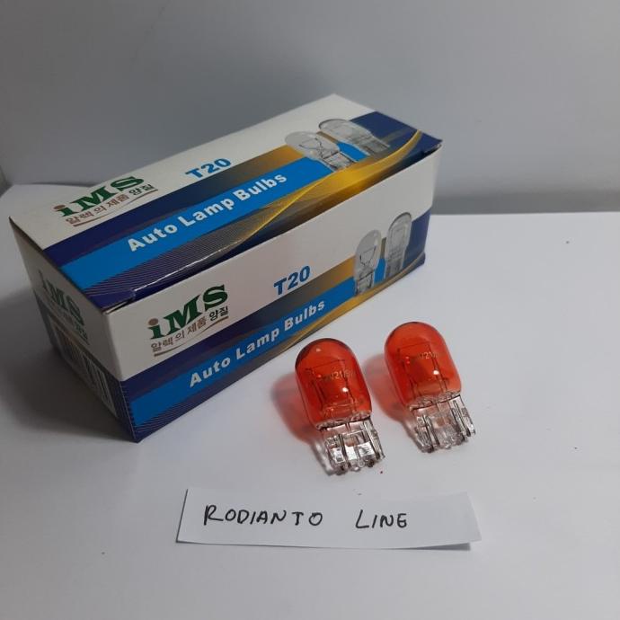Jual BOHLAM LAMPU STOP CALYA T20 12V 21/5W K2 AMBER rod14 Buru Order | Shopee Indonesia