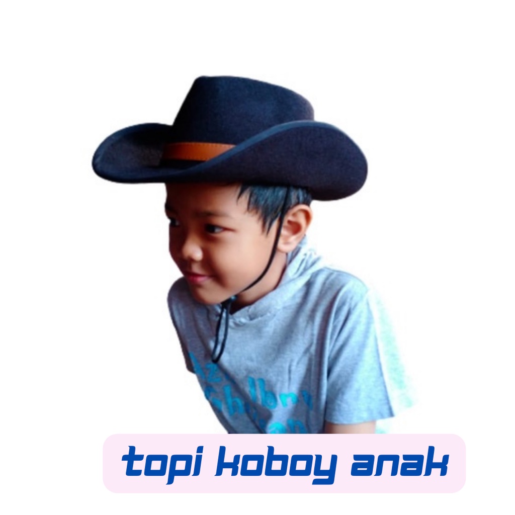 Jual Topi Koboy Anak | Kid Cowboy | Murah Kualitas Oke | Shopee Indonesia