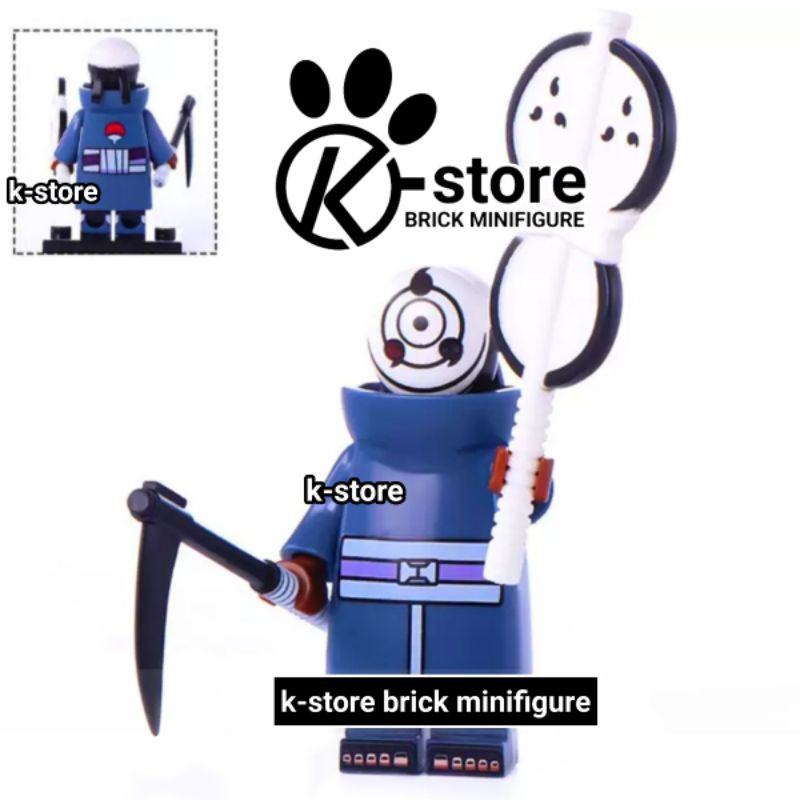 Jual lego naruto obito uchiha white mask akatsuki minifigure | Shopee ...