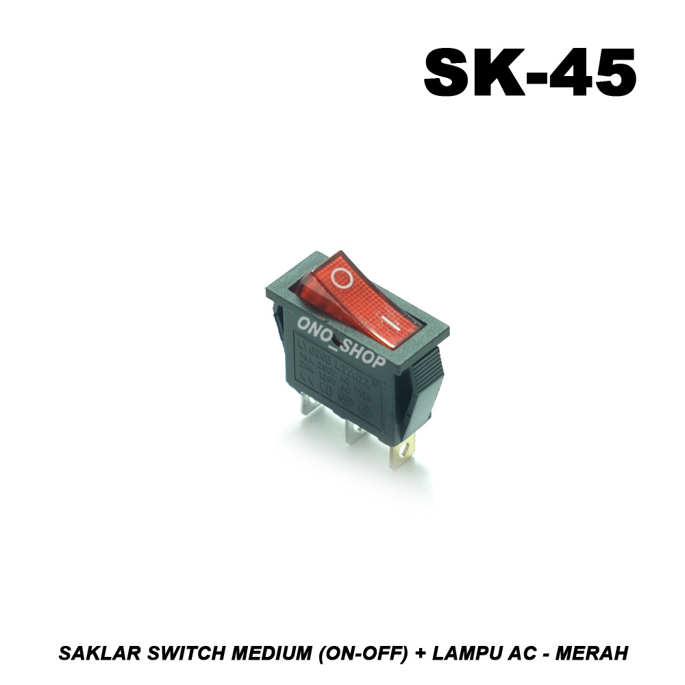 Jual Saklar Switch Medium (ON-OFF) + Lampu AC | Shopee Indonesia