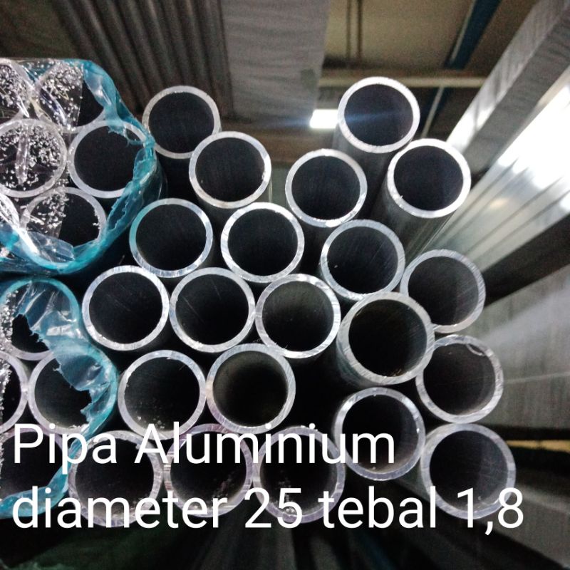 Jual Pipa Aluminium od 25 x id 21 x 1000 / pipa alumunium | Shopee ...