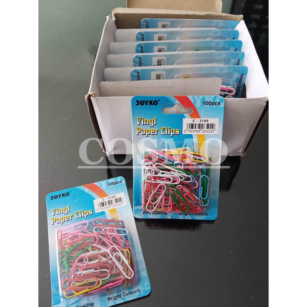 Jual Paper Clip Warna C-3100 ( JOYKO ) | Shopee Indonesia