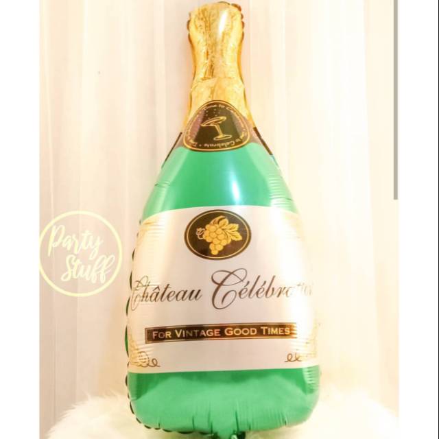 Jual Botol Champagne ( Jual balon huruf gas helium box balon flower box ...
