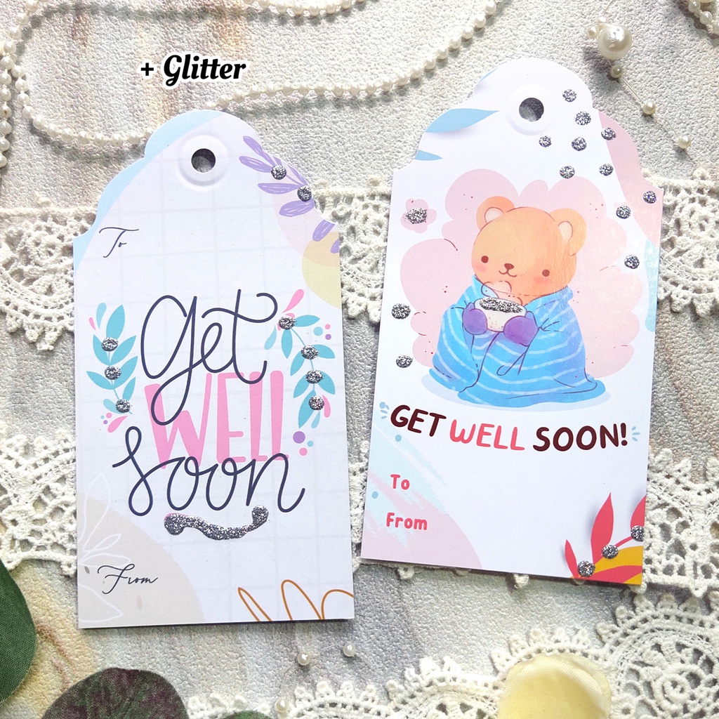 Jual HANGTAG GWS GET WELL SOON SICK SAKIT CEPAT SEMBUH KARTU GREETING ...